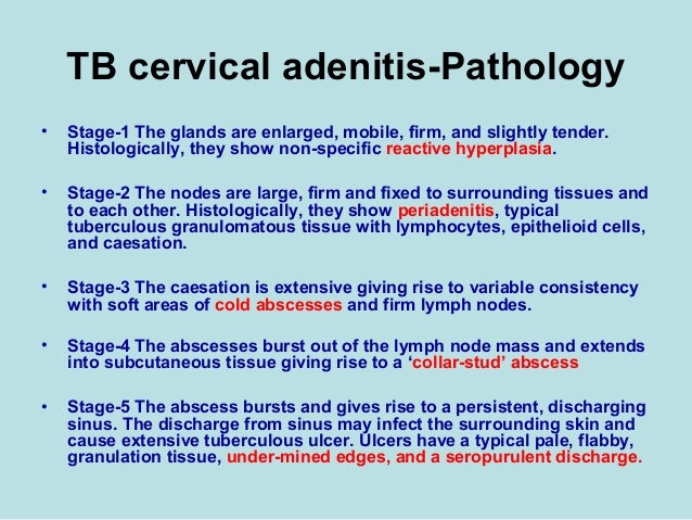 Cervical lymphadenitis