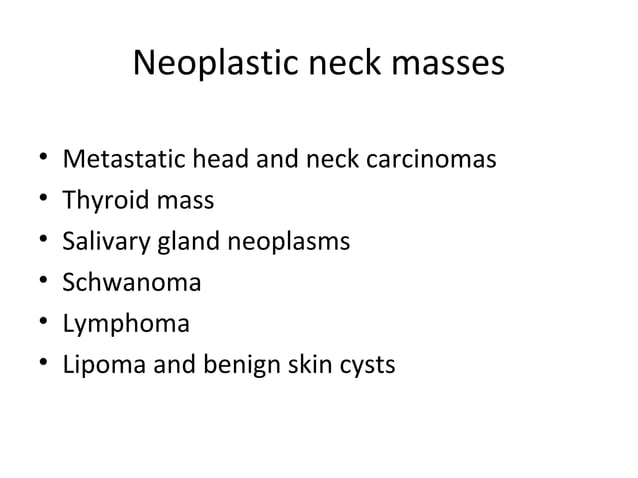 Cervical lymphadenitis in the pediatric age group | PPT | Ear, Nose and ...