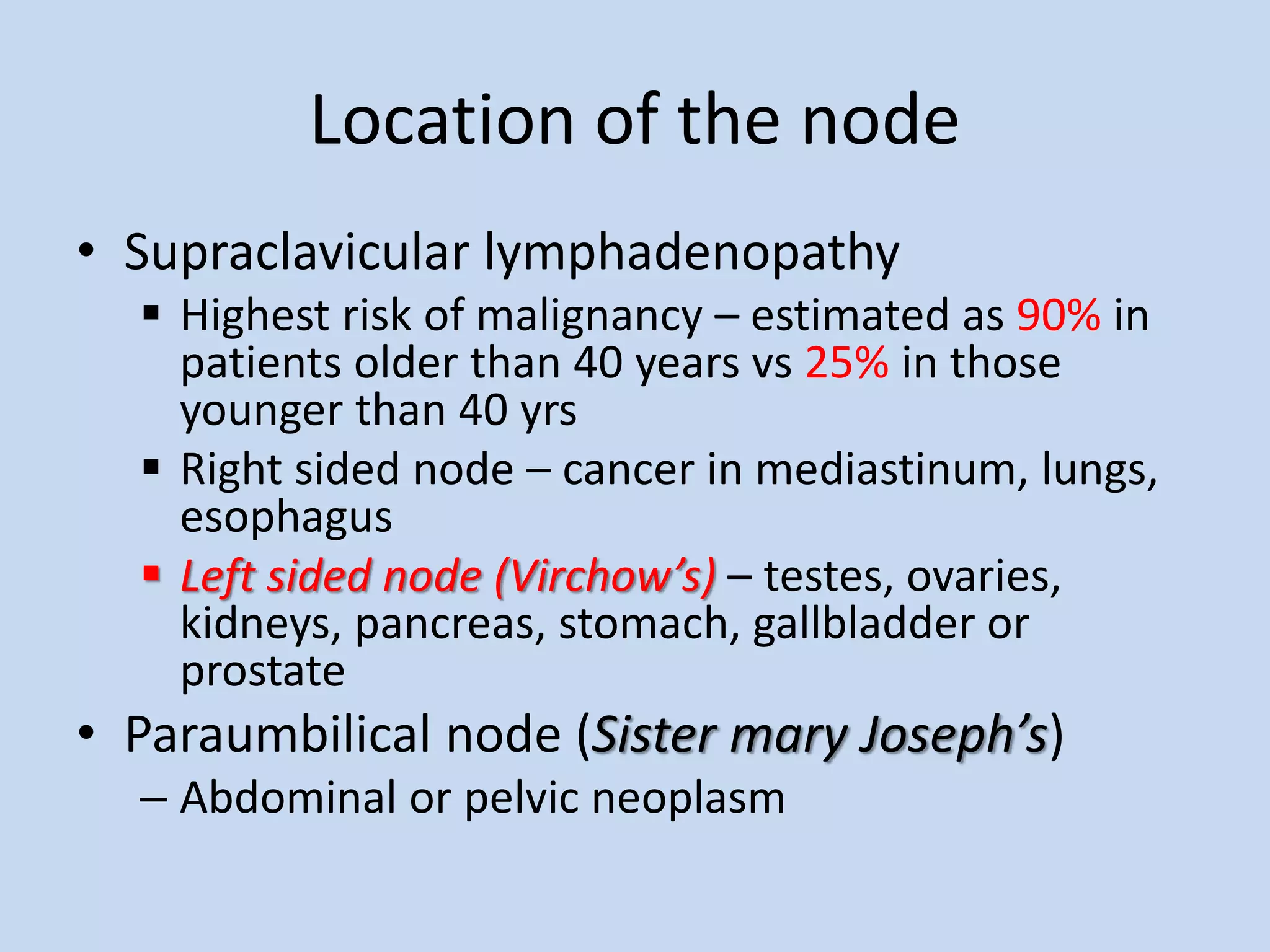 Cervical lymphadenopathy | PPTX
