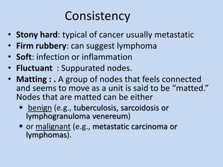 Cervical lymphadenopathy | PPTX
