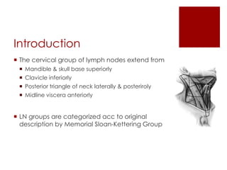 Cervical lymph nodes | PPTX