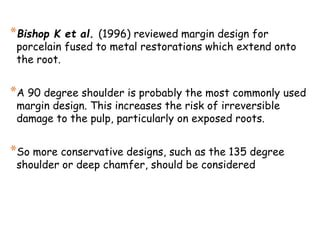 Cervical margin design | PPTX