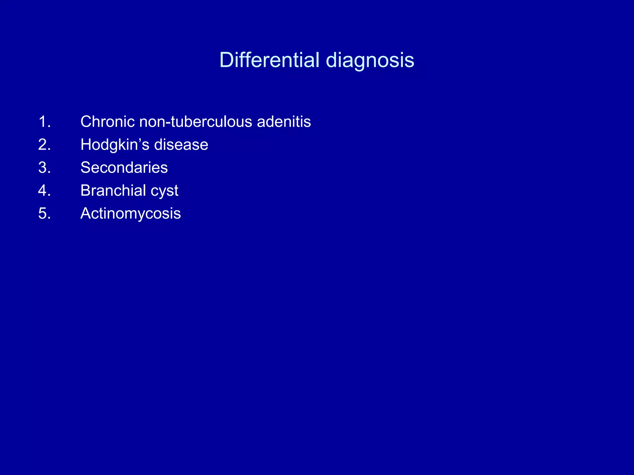 Cervical mases DDx and Radio-imaging by B.H.A.A Malik | PPT