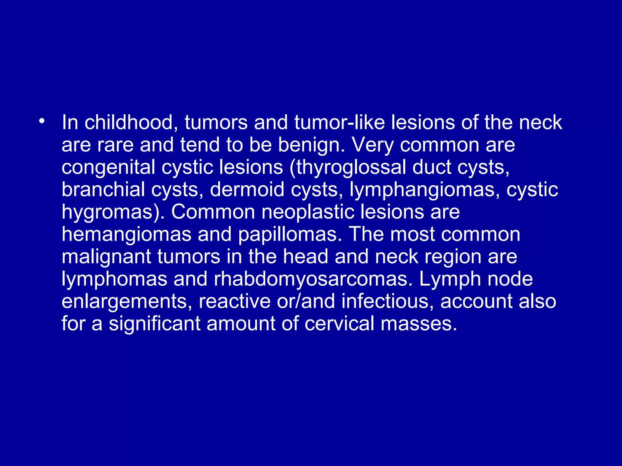 Cervical mases DDx and Radio-imaging by B.H.A.A Malik | PPT