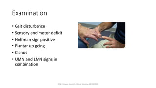 Cervical myelopathy | PPTX