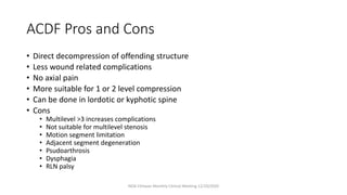 Cervical myelopathy | PPTX