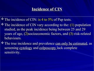 Cervical neoplasia power point presentation | PPT