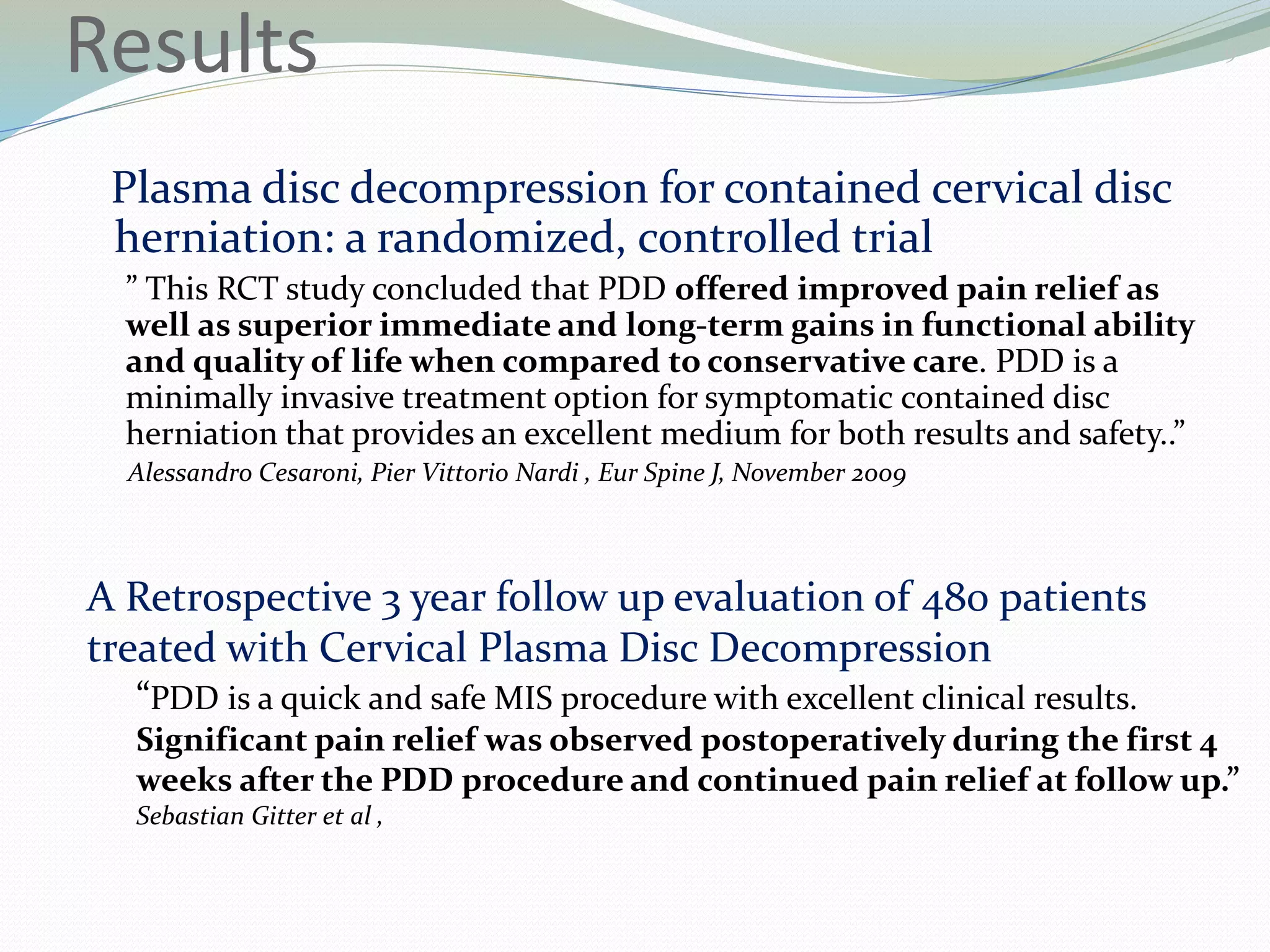 Cervical nucleoplasty | PPTX