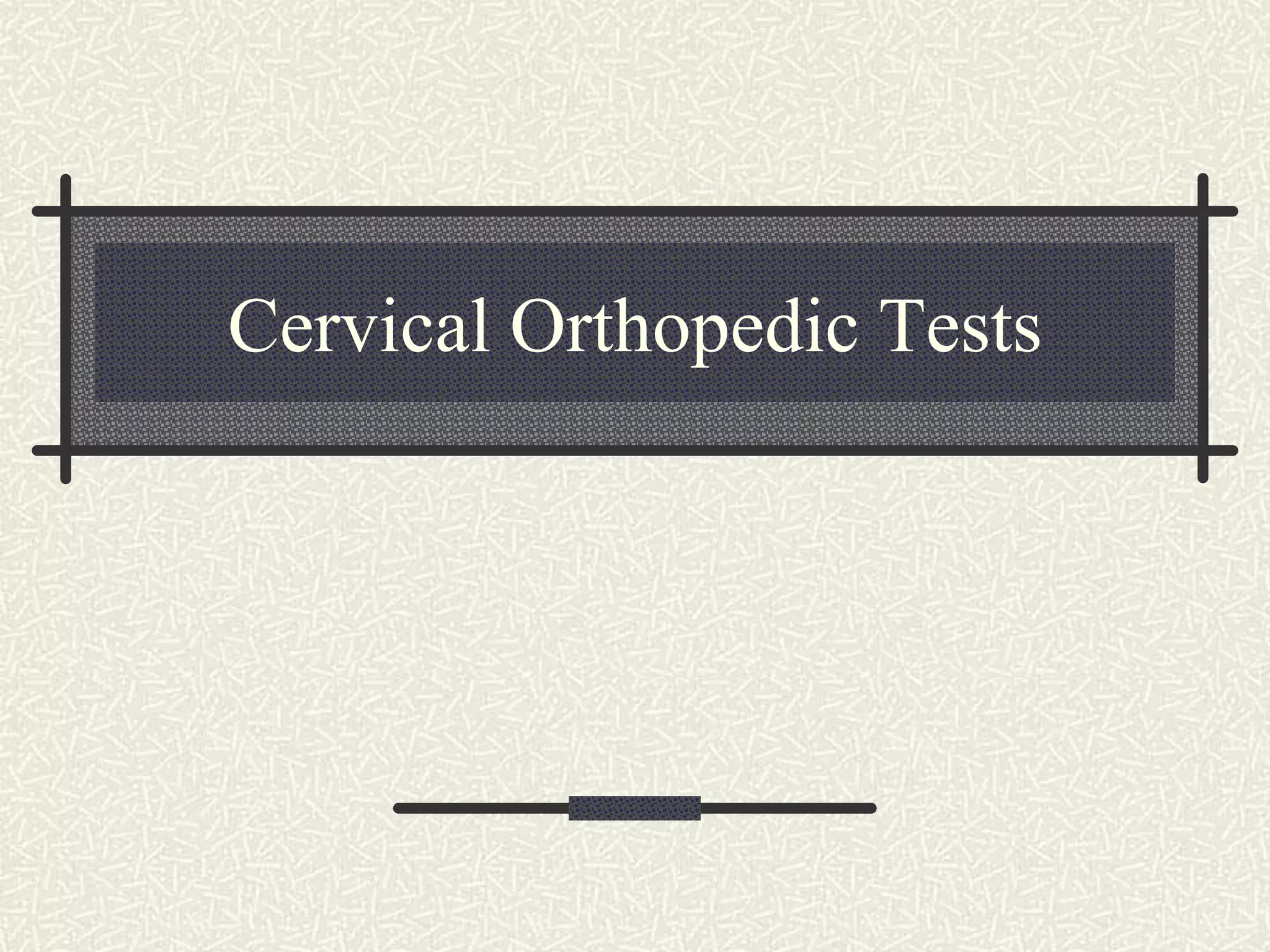 Cervical OMT TESTS.ppt