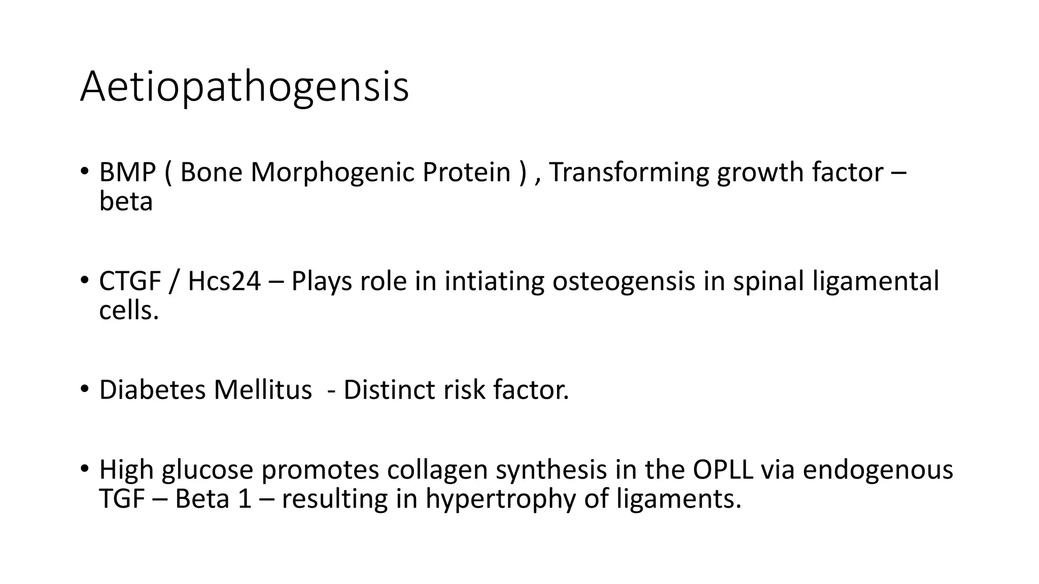 Cervical opll | PPTX