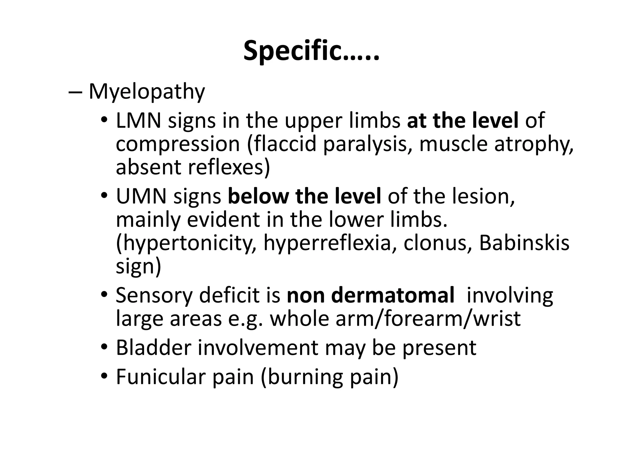 Cervical Spine Pain - Dr S L Yadav | PPTX