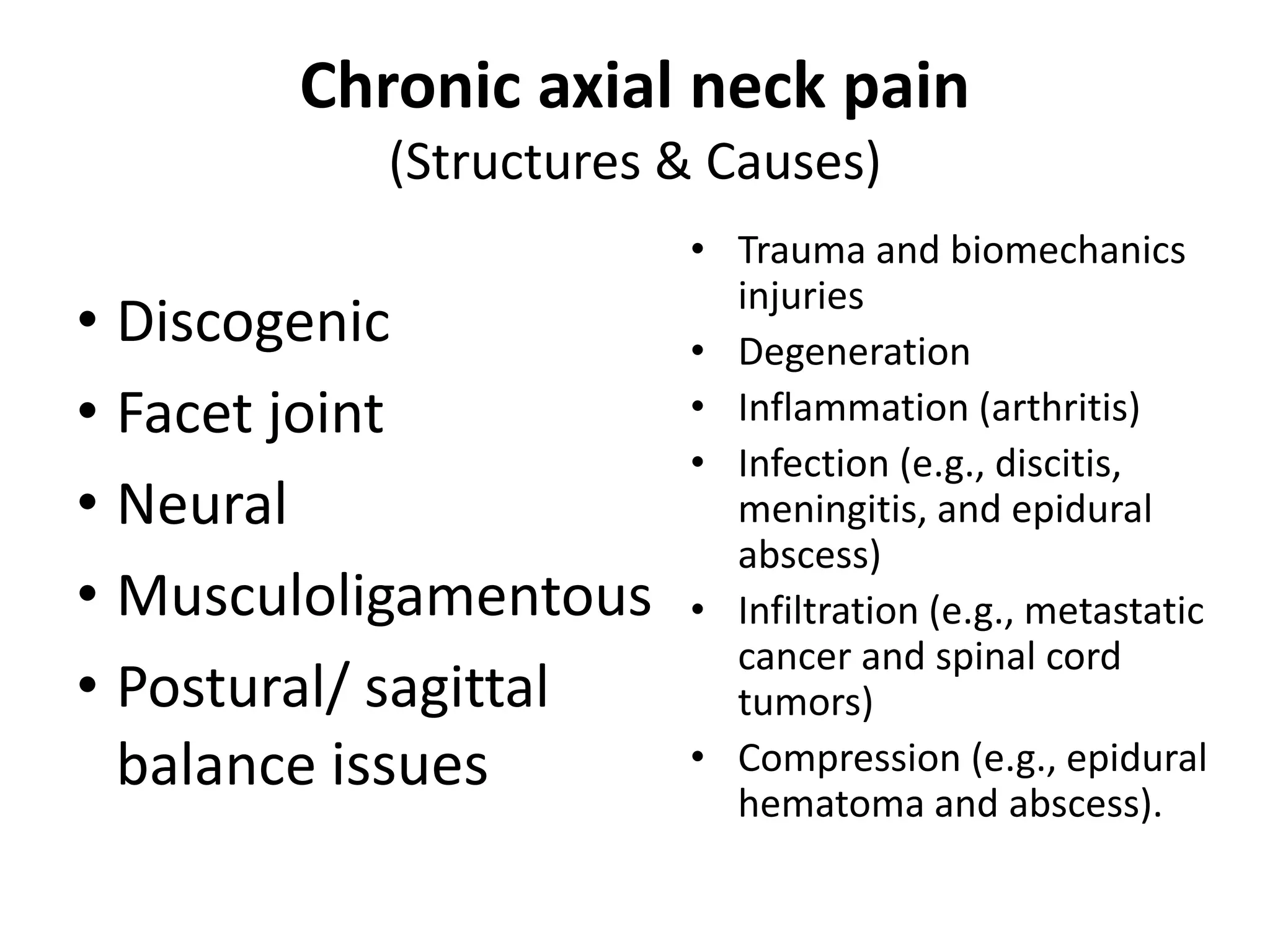 Cervical Spine Pain - Dr S L Yadav | PPTX
