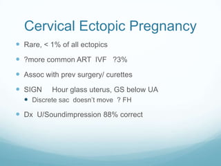Cervical pregnancy | PPTX