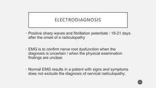Cervical radiculopathy.pptx