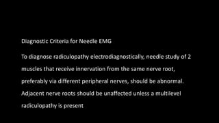 Cervical radiculopathy | PPSX