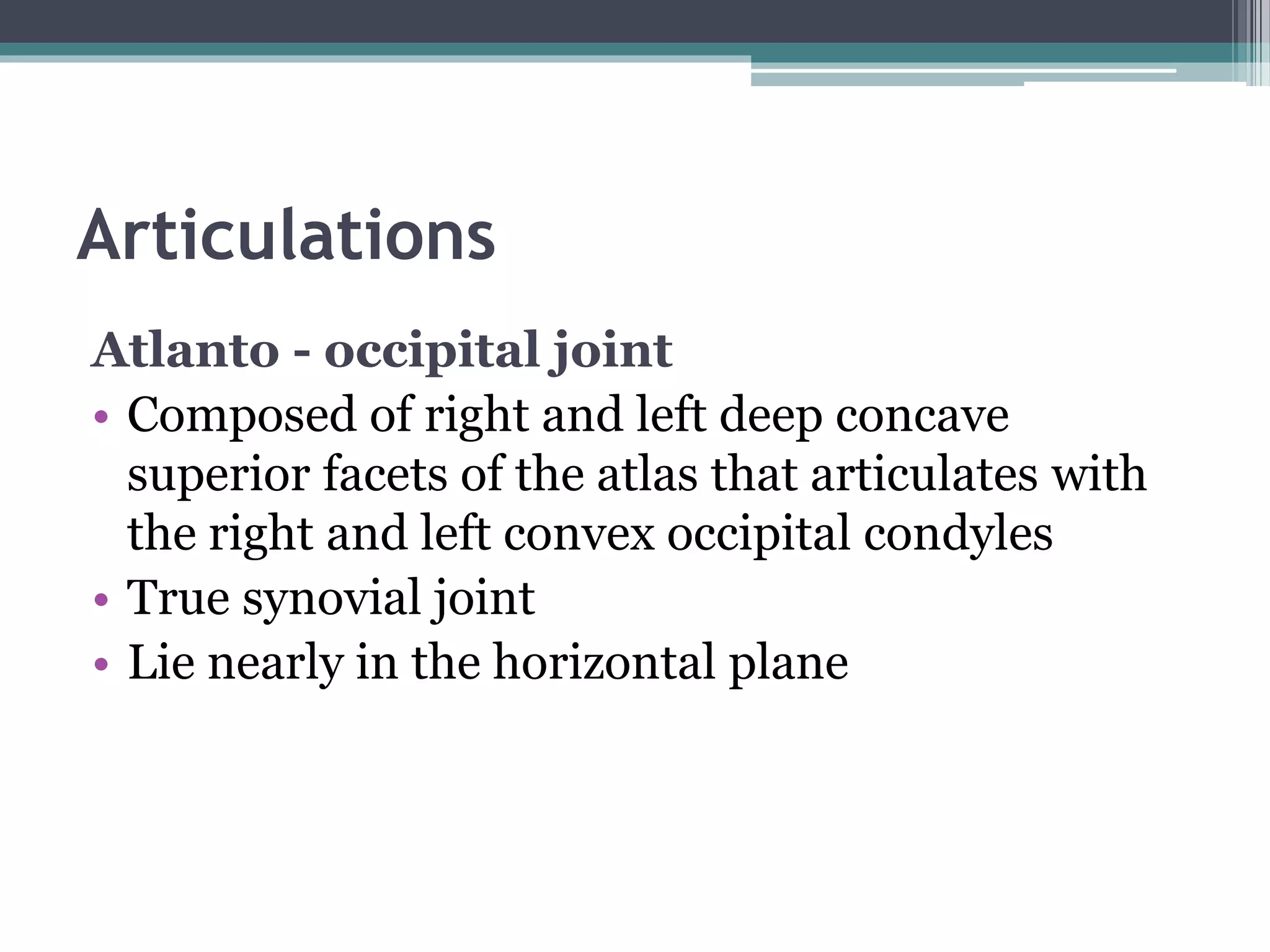 structure of Cervical region | PPTX
