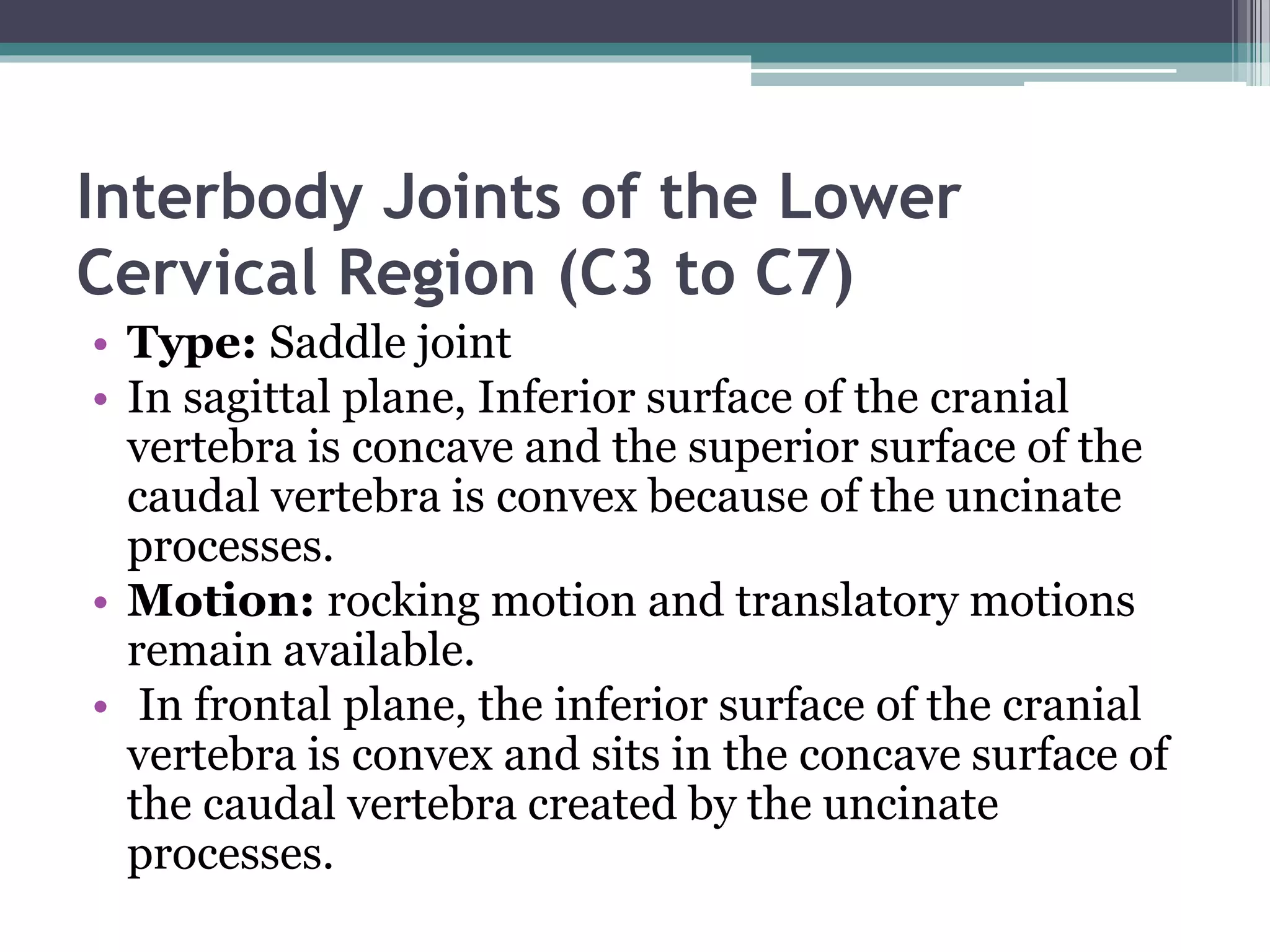 structure of Cervical region | PPTX