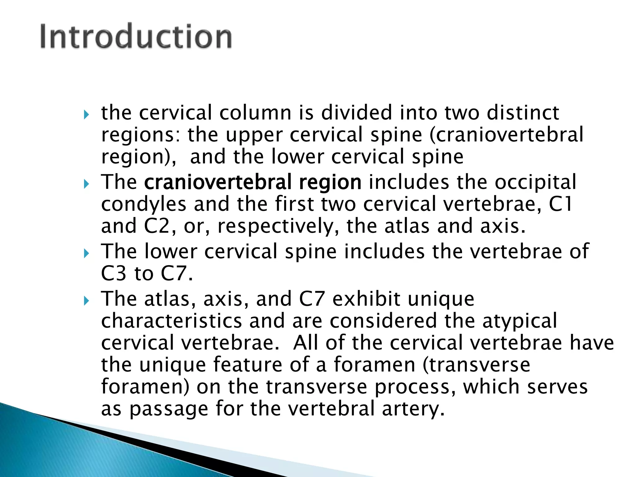 Cervical region biomechanics | PPTX