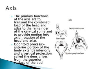 Cervical region biomechanics | PPTX