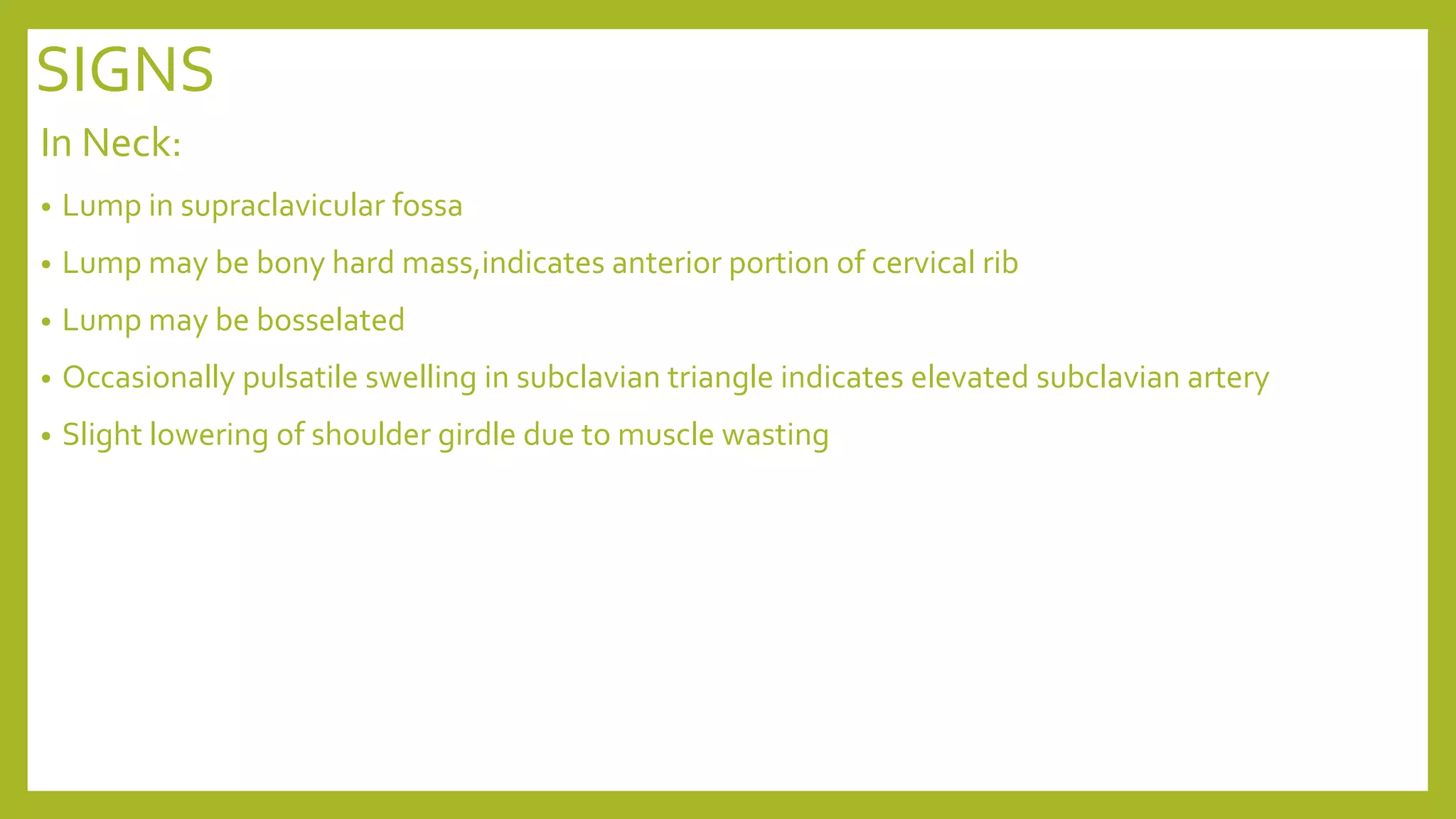 Cervical rib | PPTX