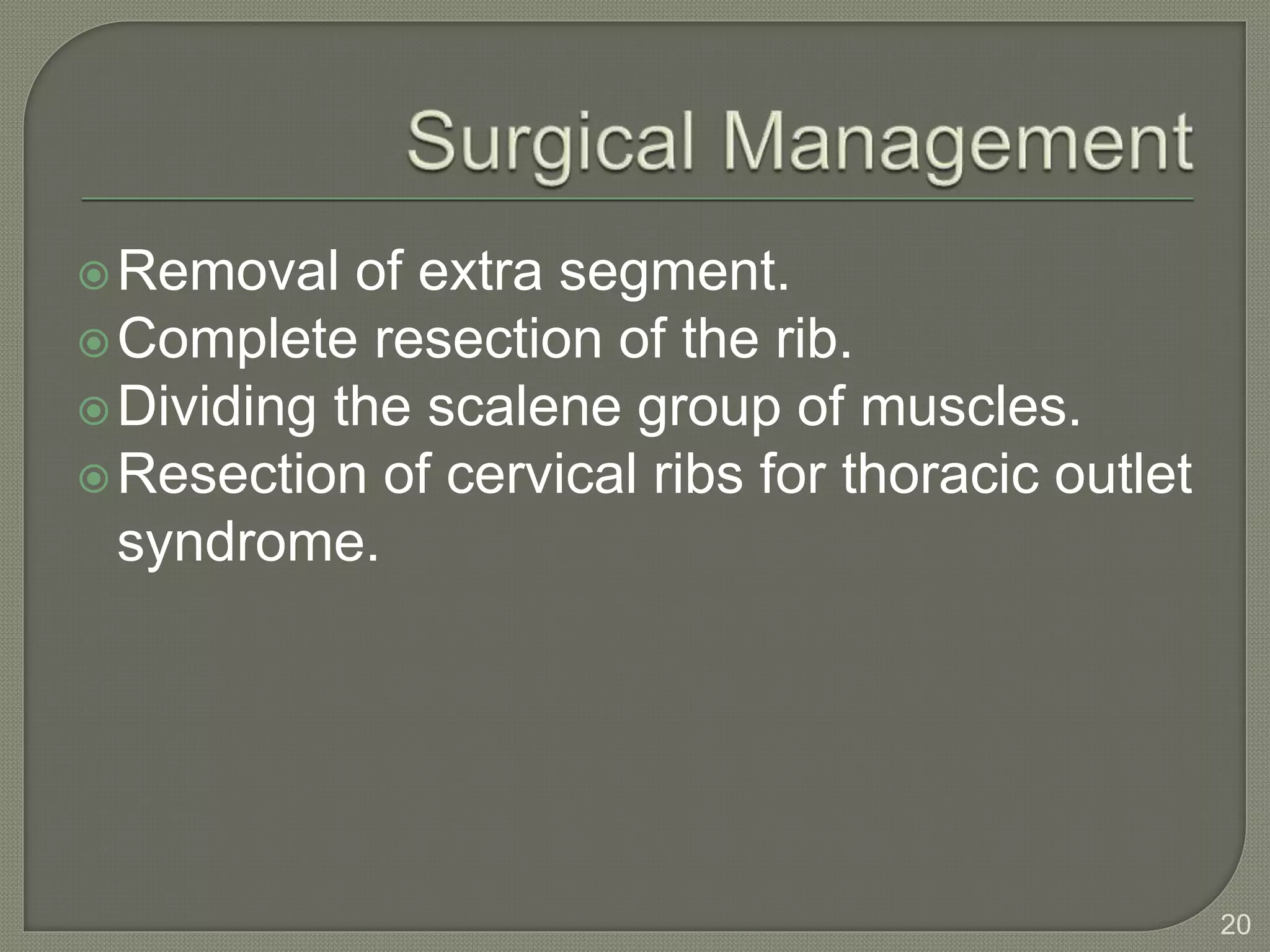 Cervical rib | PPTX