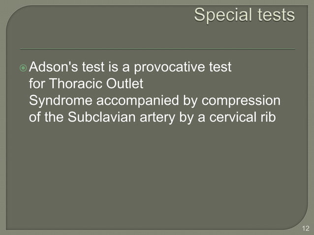Cervical rib | PPTX | Death, Injury, or Military Conflict | Sensitive ...