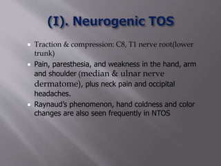 Cervical rib syndrome | PPTX