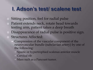 Cervical rib syndrome | PPTX
