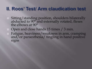 Cervical rib syndrome | PPTX