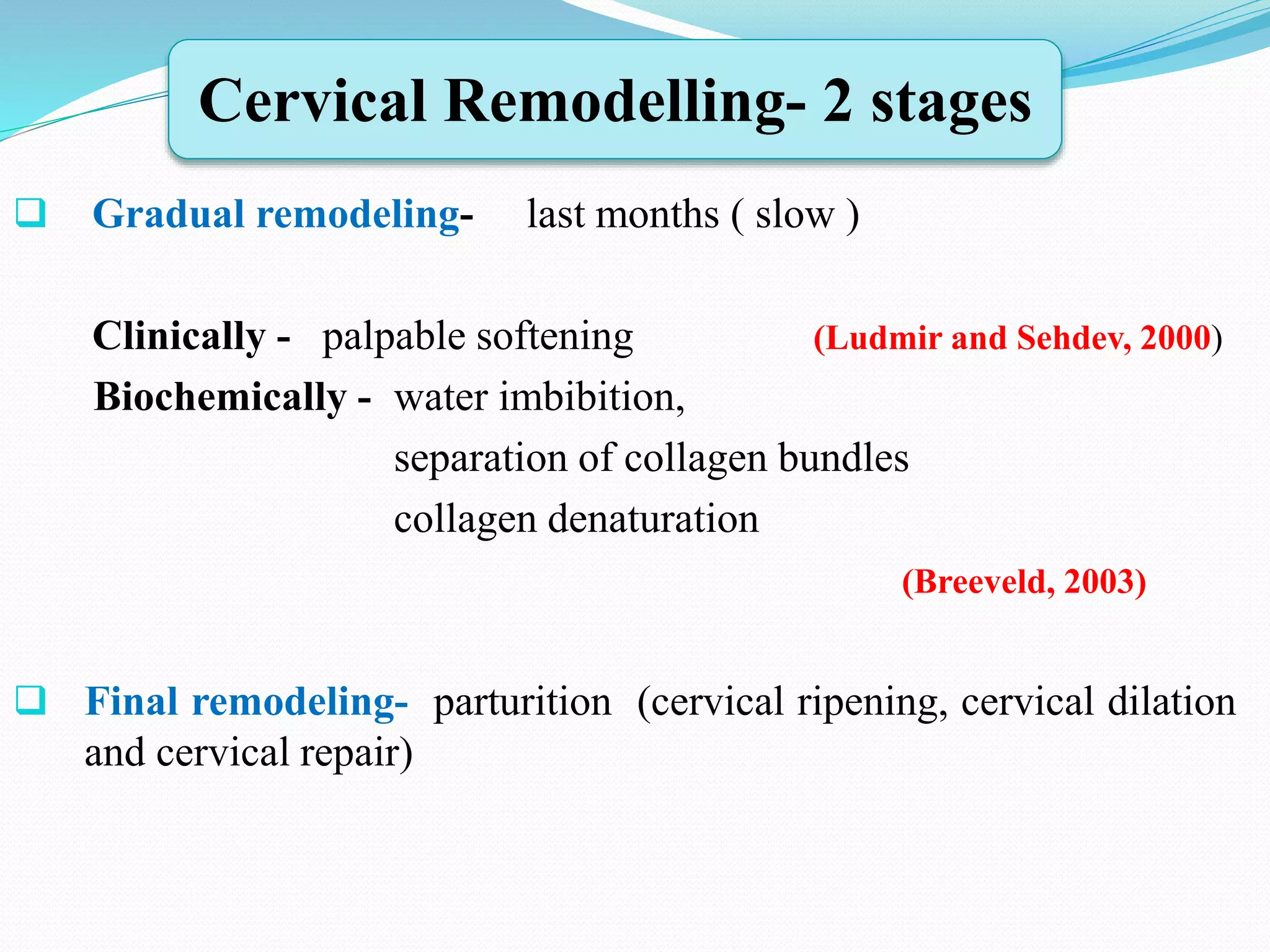Mechanism of Cervical ripening | PPTX