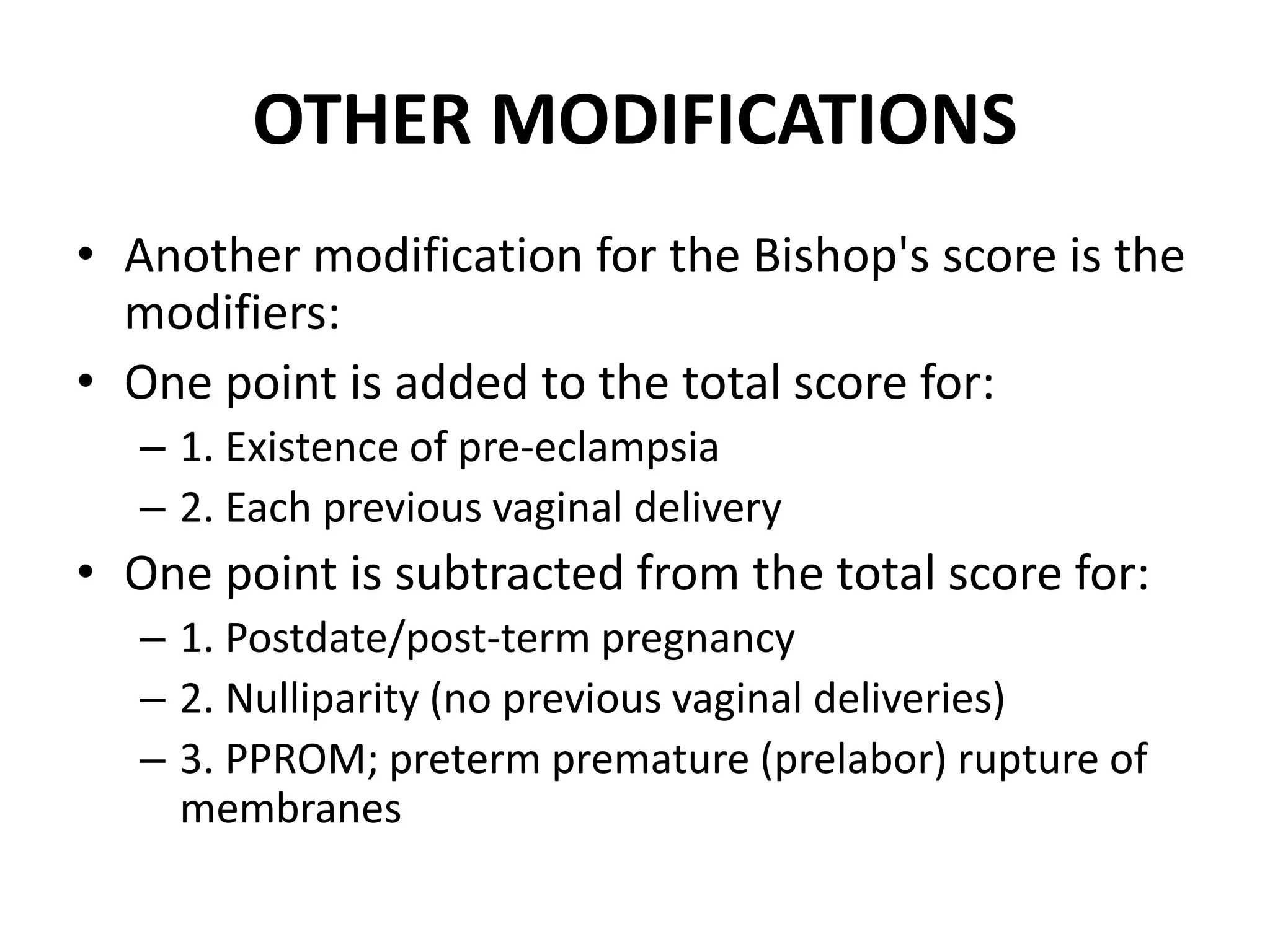 Cervical ripening and the bishop score | PPTX