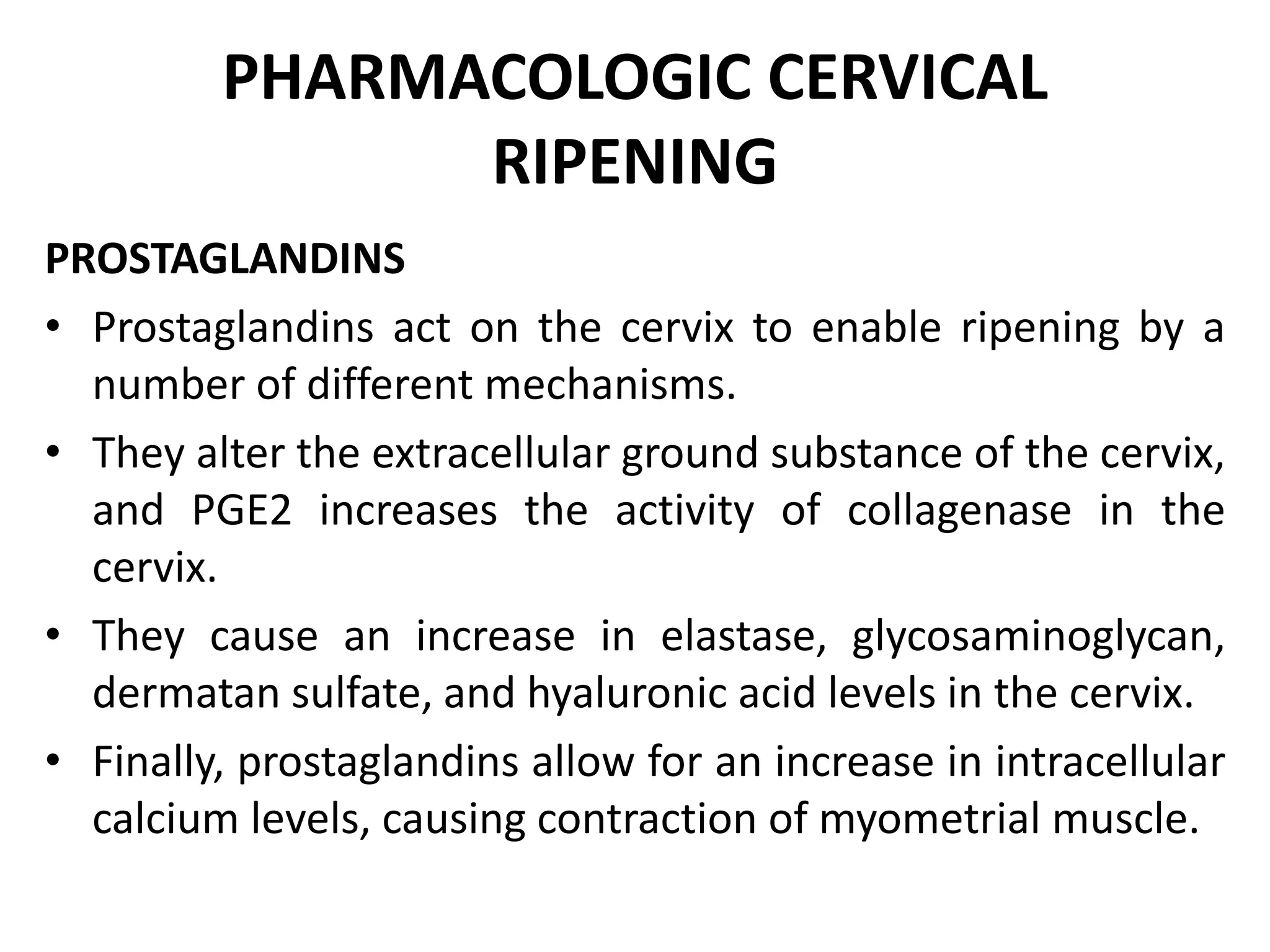 Cervical ripening and the bishop score | PPTX