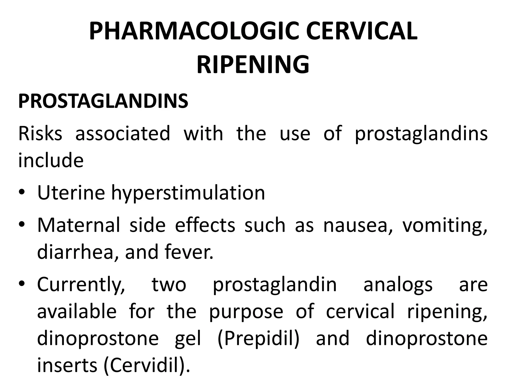 Cervical ripening and the bishop score | PPTX