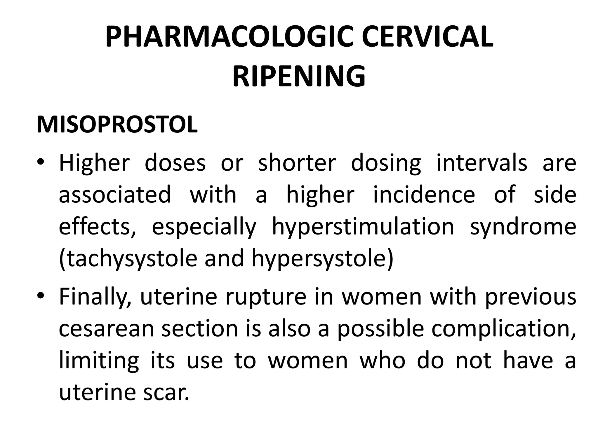 Cervical ripening and the bishop score | PPTX