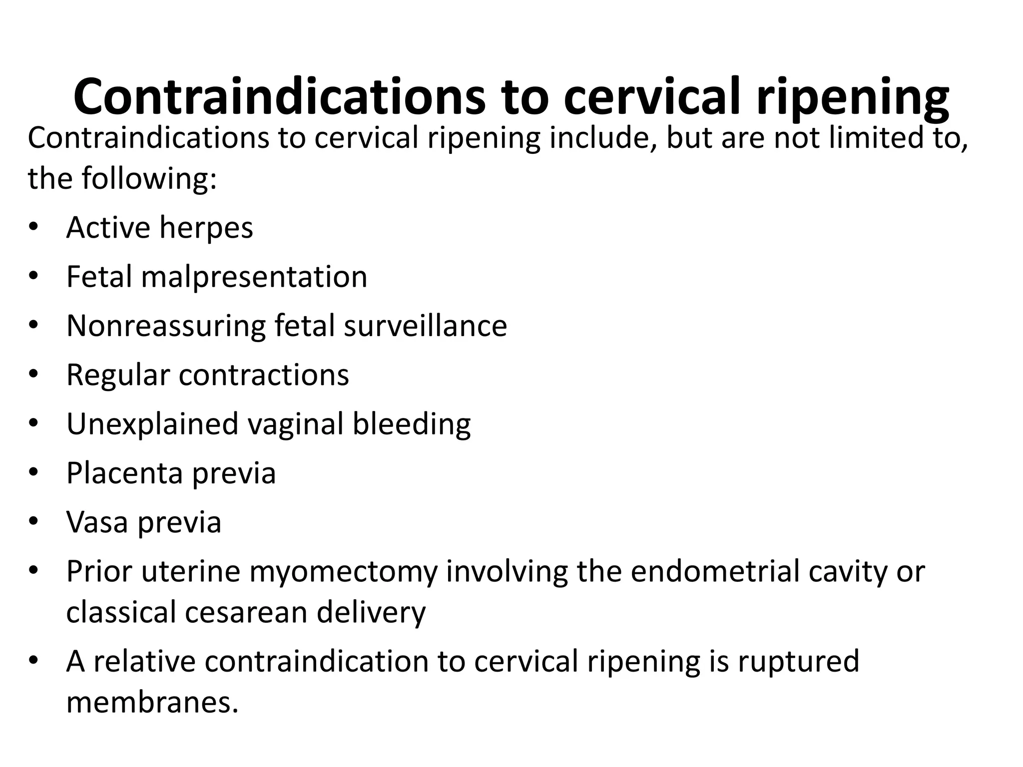 Cervical ripening and the bishop score | PPTX