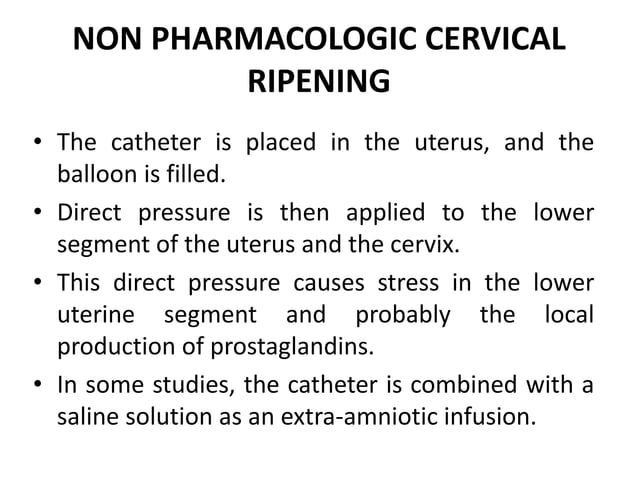 Cervical ripening and the bishop score | PPTX