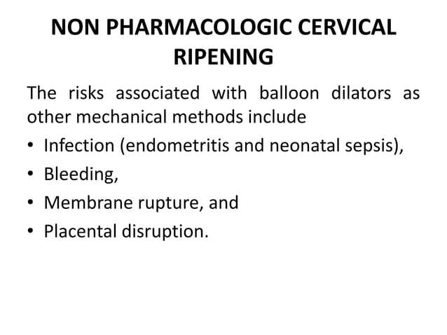 Cervical ripening and the bishop score | PPTX