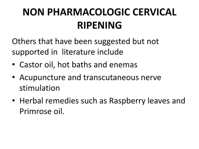 Cervical ripening and the bishop score | PPTX