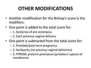 Bishop Scoring System S
