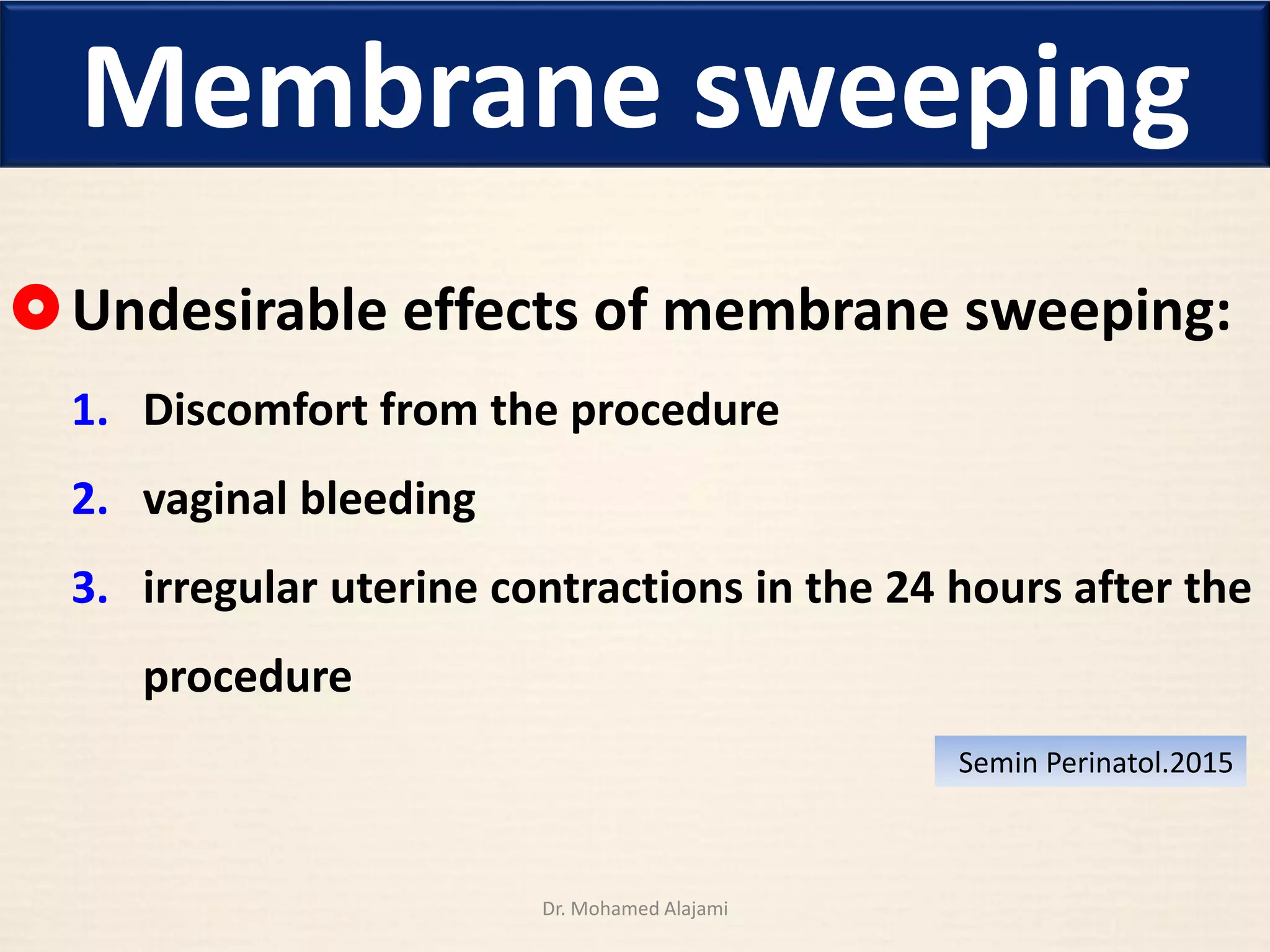 Cervical ripening in iol in scarred uterus | PPT