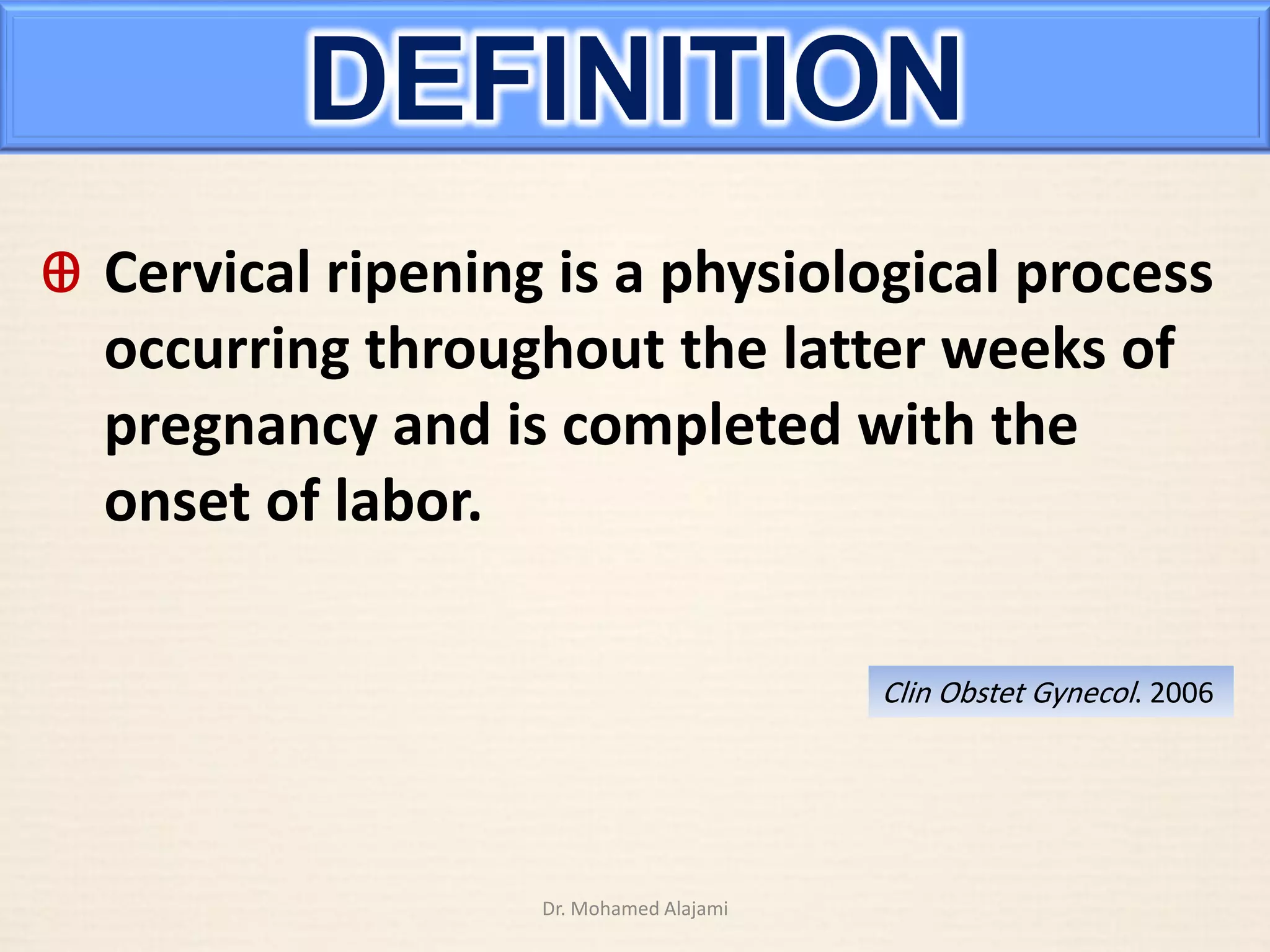 Cervical ripening in iol in scarred uterus | PPT