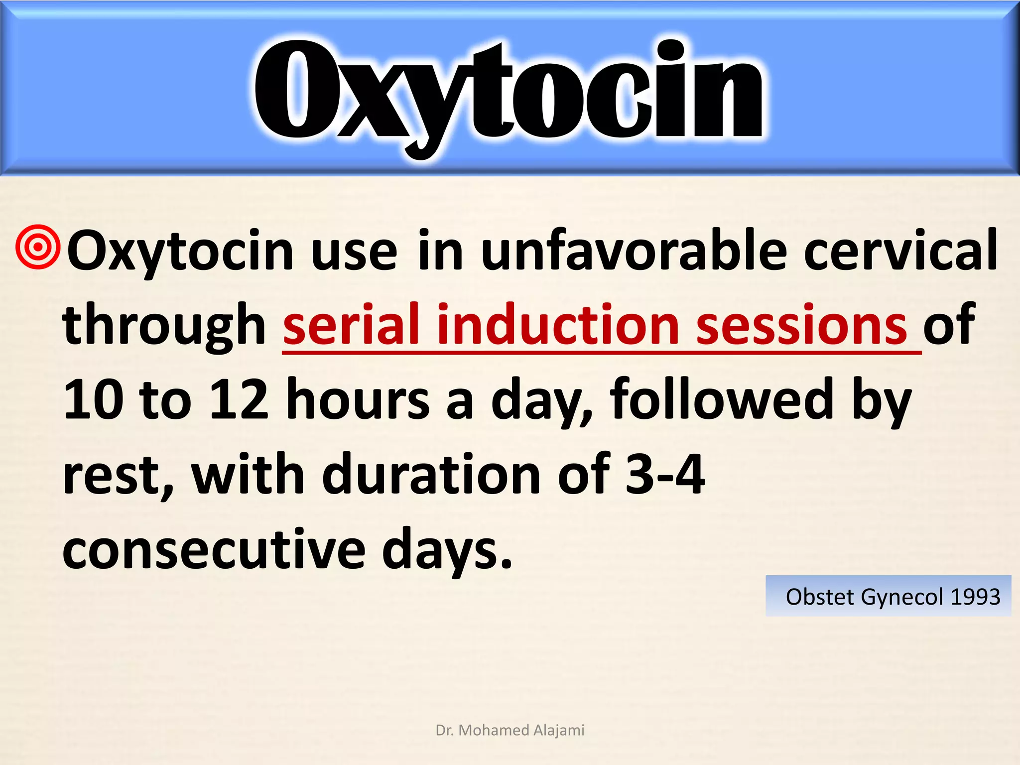 Cervical ripening in iol in scarred uterus | PPT
