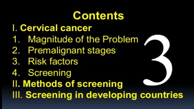 Cervical Screening Program | PPT