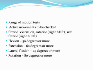 Cervical spine | PPTX