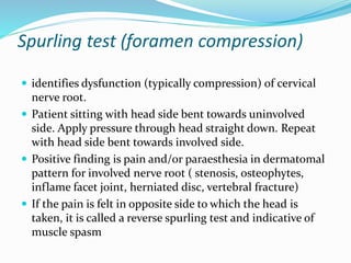 Cervical spine | PPTX