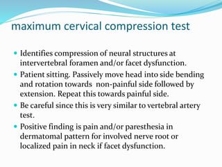 Cervical spine | PPTX