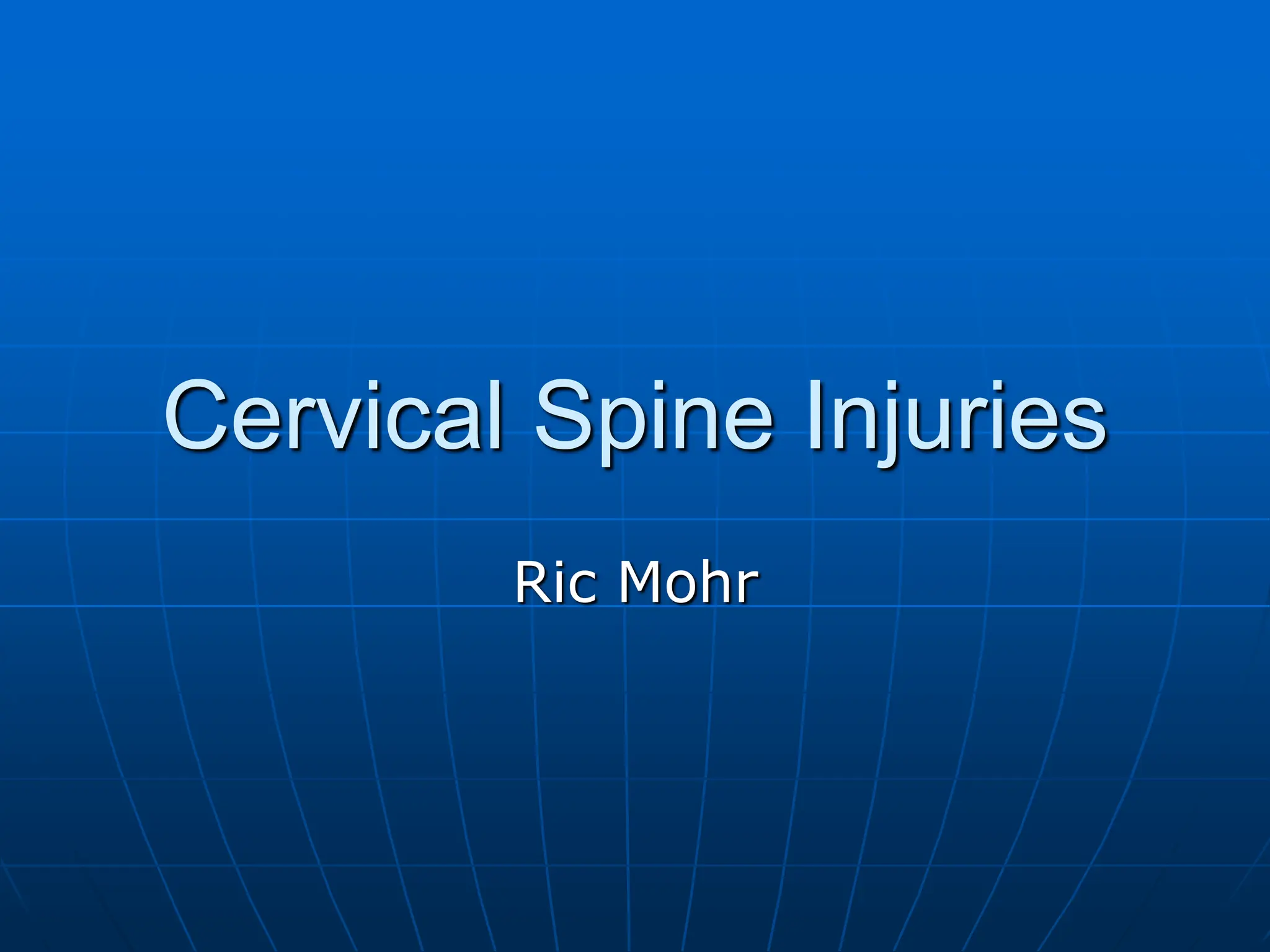 Imaging of the Cervical Spine Injuries.ppt