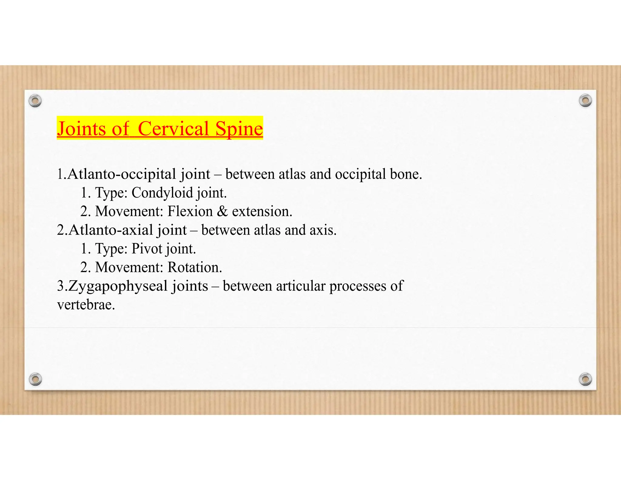 cervical spine.docx Cervical Spine Imaging Techniques | DOCX
