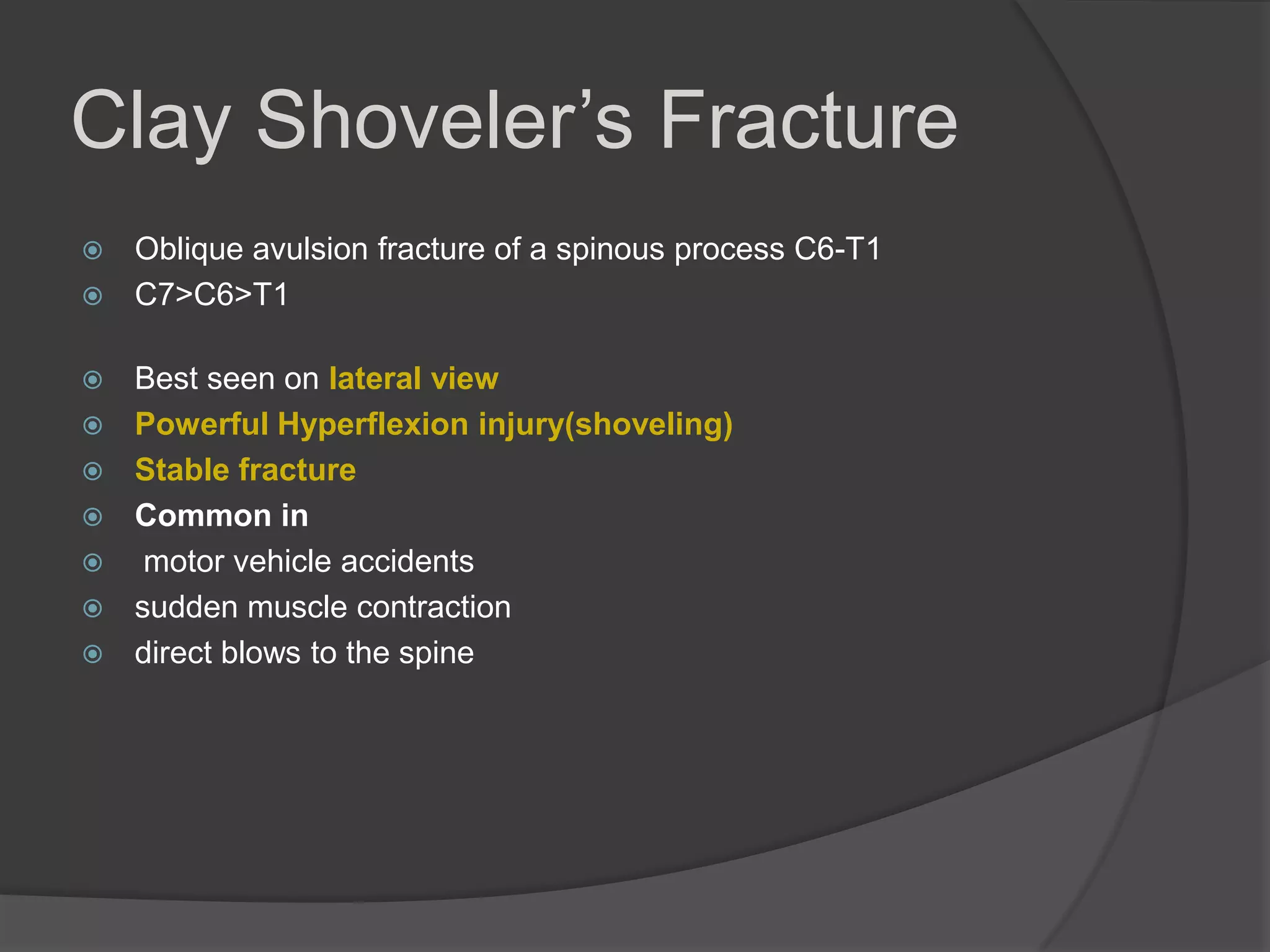 Cervical spine fractures muhamma | PPTX