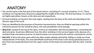 CLINICAL DISCUSSION OF CERVICAL SPINE INJURIES.pptx